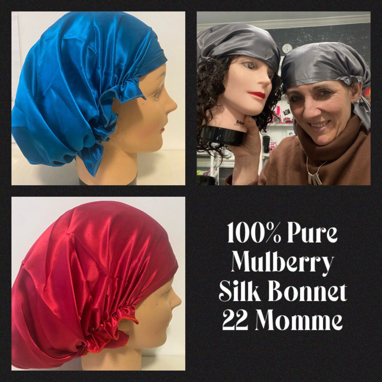 Premium 100% Silk Hair Bonnets | Pure Silk Bonnets Canada
